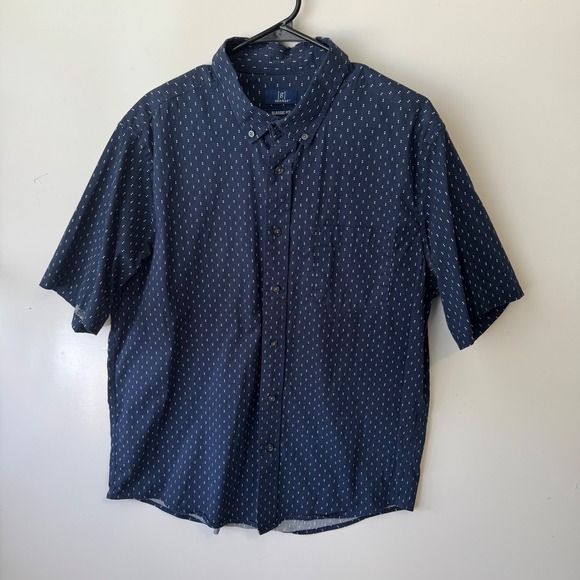 George | Shirts | George Classic Fit Button Up Shirt Short Sleeve ...